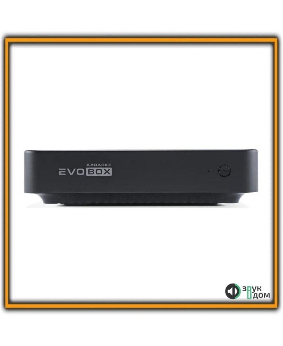 EVOBOX Black (черный) - компактная домашняя система караоке, которая уже содержит 2000 ...
